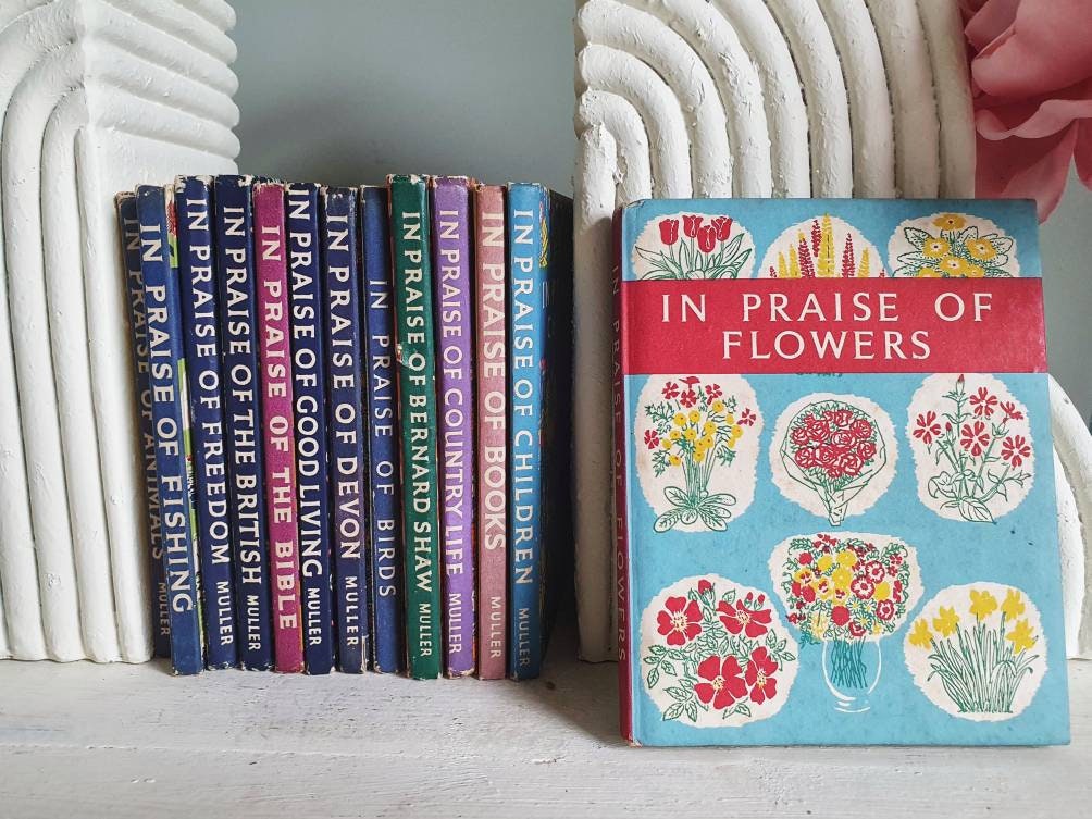 1940s 'in Praise Of' Book Series. A-G Titles. Lovely - Etsy