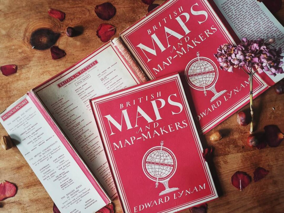 Niche British Maps Mapmakers Vintage Book. Fab Illustrations. Perfect ...