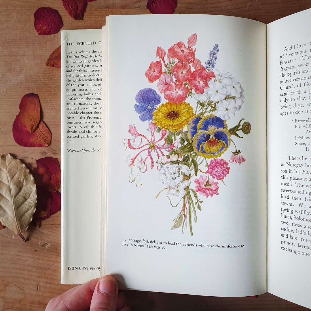 Pretty Vintage Book of Fragrant Flowers & Remedies. Perfumed Flower ...