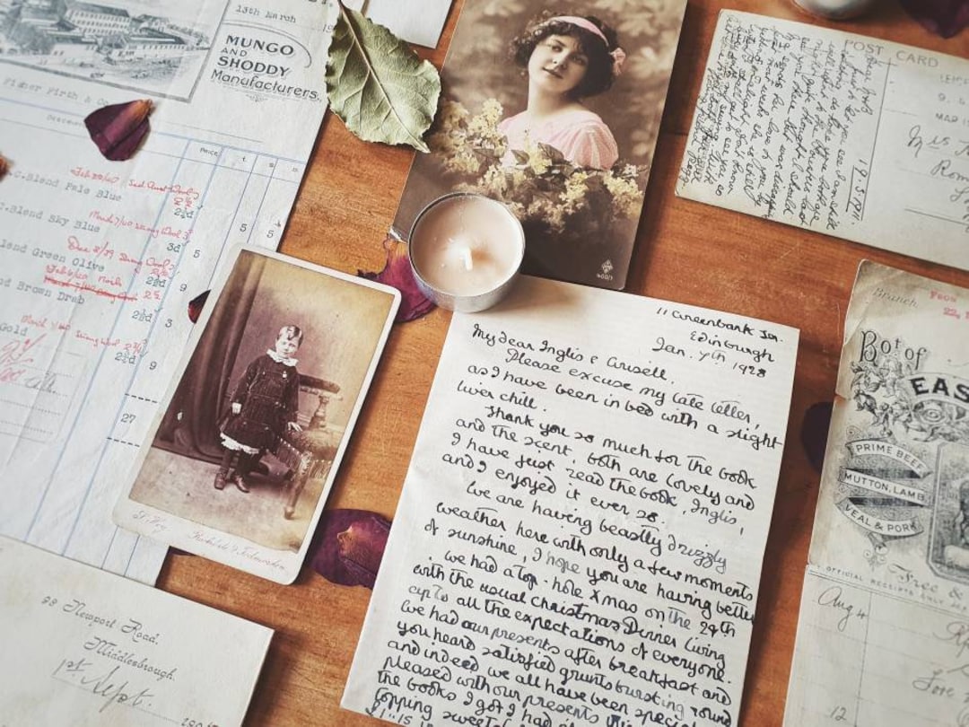 Vintage Ephemera Pack. Customisable. Perfect for Writers Vision Boards ...