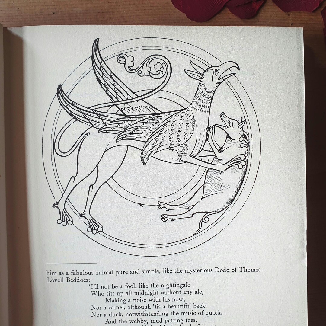 Vintage Bestiary Book Translated From 12th Century Latin. Limited 1956 ...