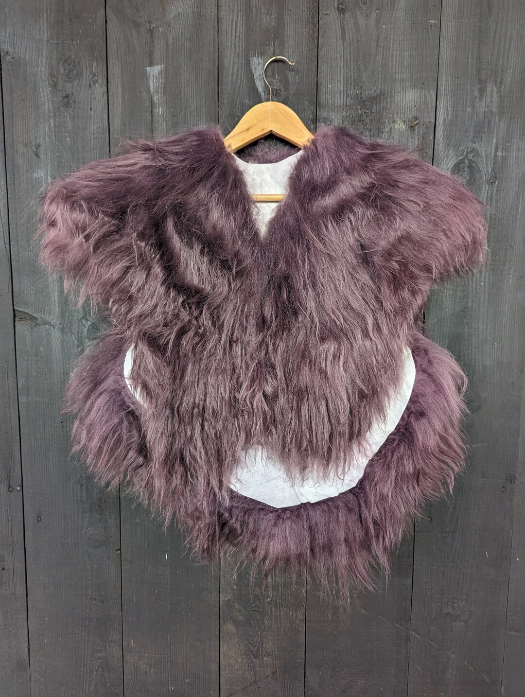 Fur Cape Icelandic Sheep XL Fur for Vikings Viking Fur Warrior Fur ...