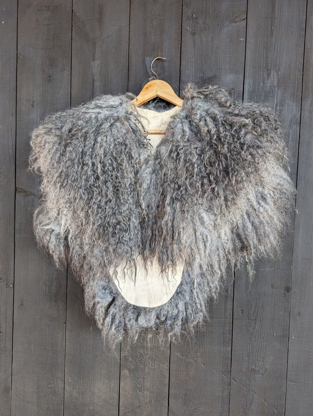 Fur Cape Gotland Sheep XXL Fur for Vikings Viking Fur Warrior Fur ...