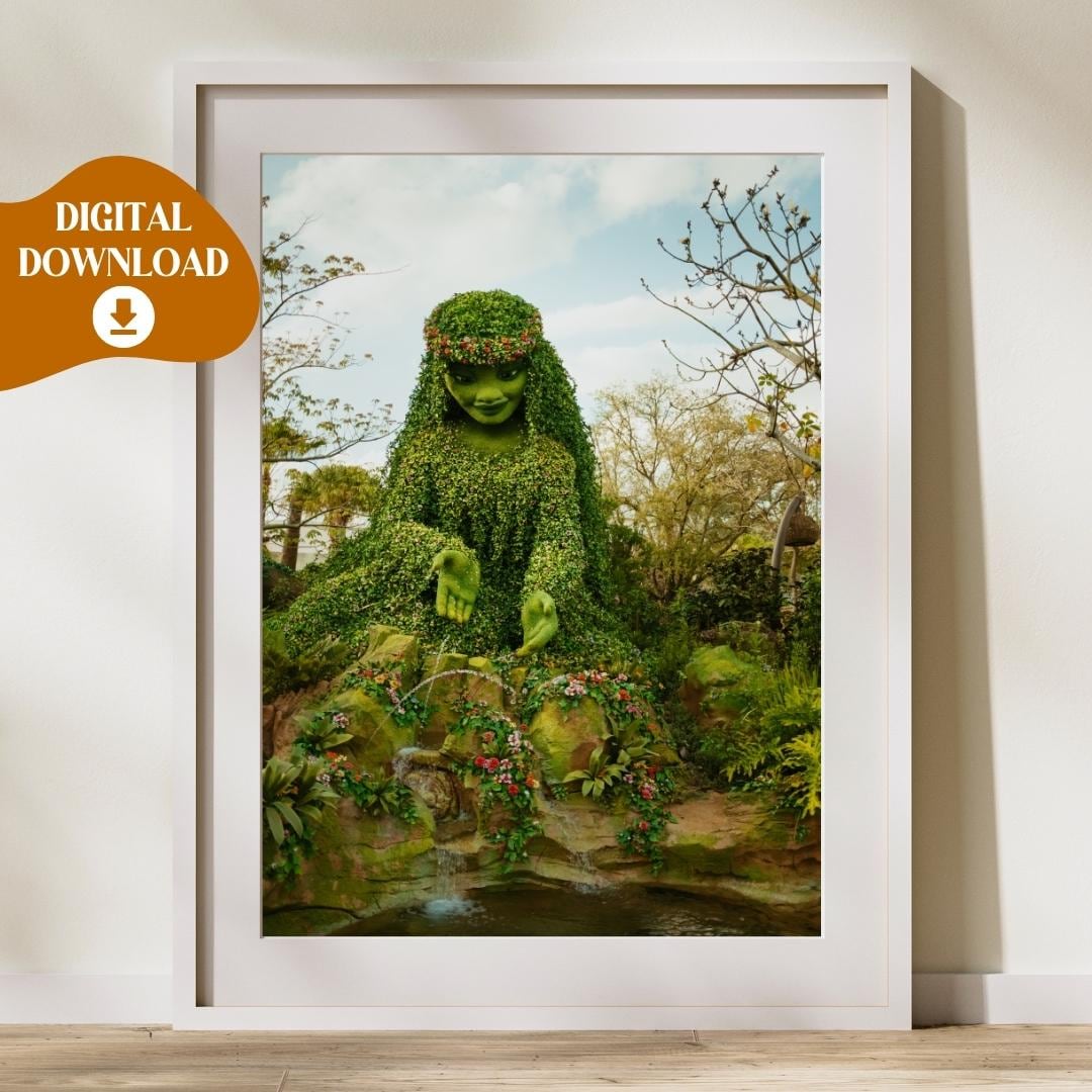 Te Fiti @ Epcot, DIGITAL WALL ART, Moana, Journey of Water, Walt Disney ...
