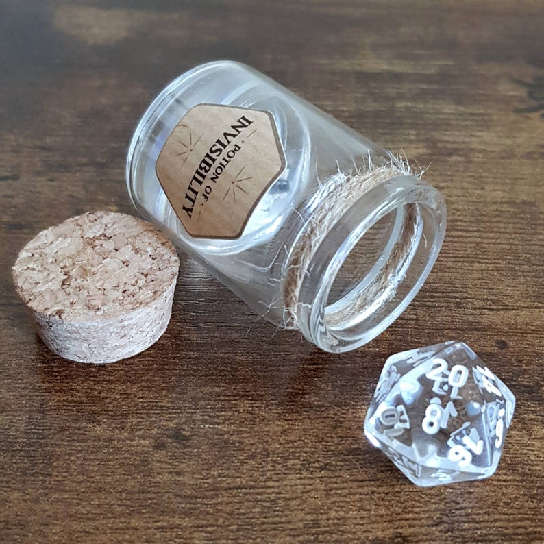 Potion of Invisibility Dungeons & Dragons Potion d20 - Etsy UK
