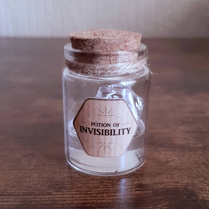 Potion of Invisibility Dungeons & Dragons Potion d20 - Etsy UK