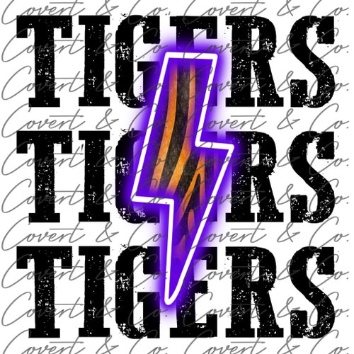 LSU Tigers Alphabet Letters PNG LSU Tigers Alphabet Png - Etsy
