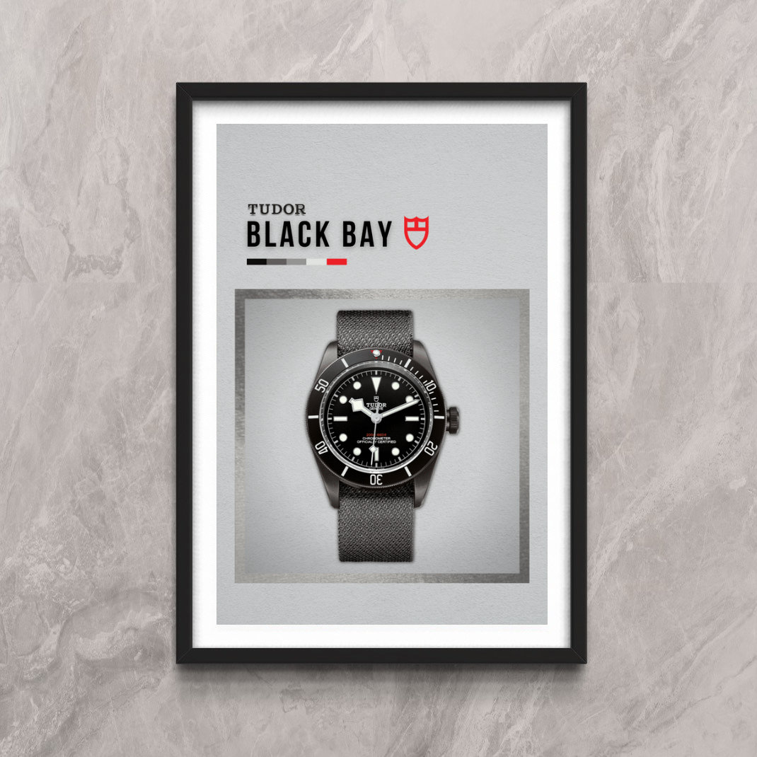 Tudor Watch Poster Tudor Watch Print Tudor Watch Wall Hanging - Etsy