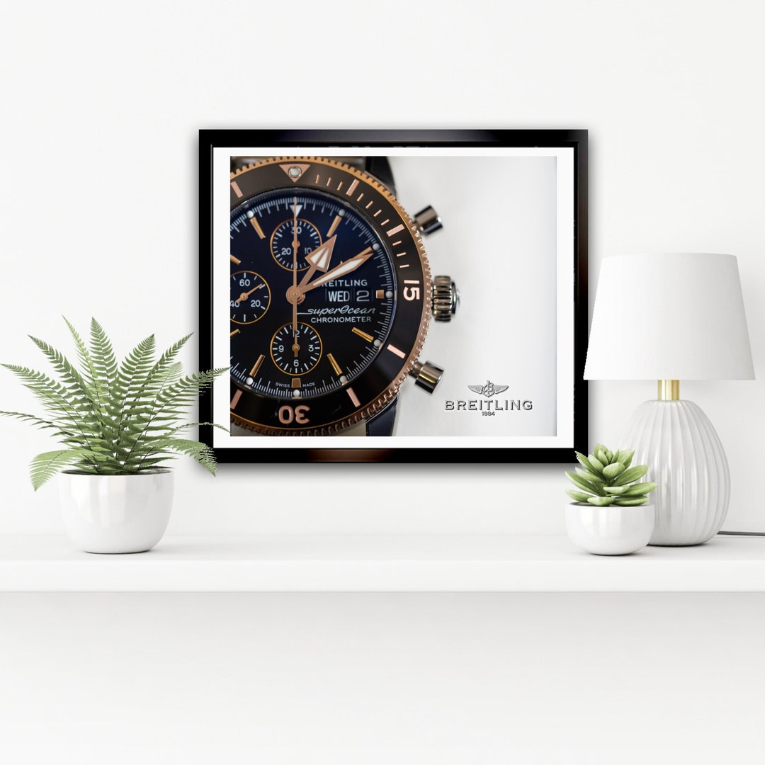 Breitling Watch Poster Luxury Watch Photo Breitling Digital Print ...