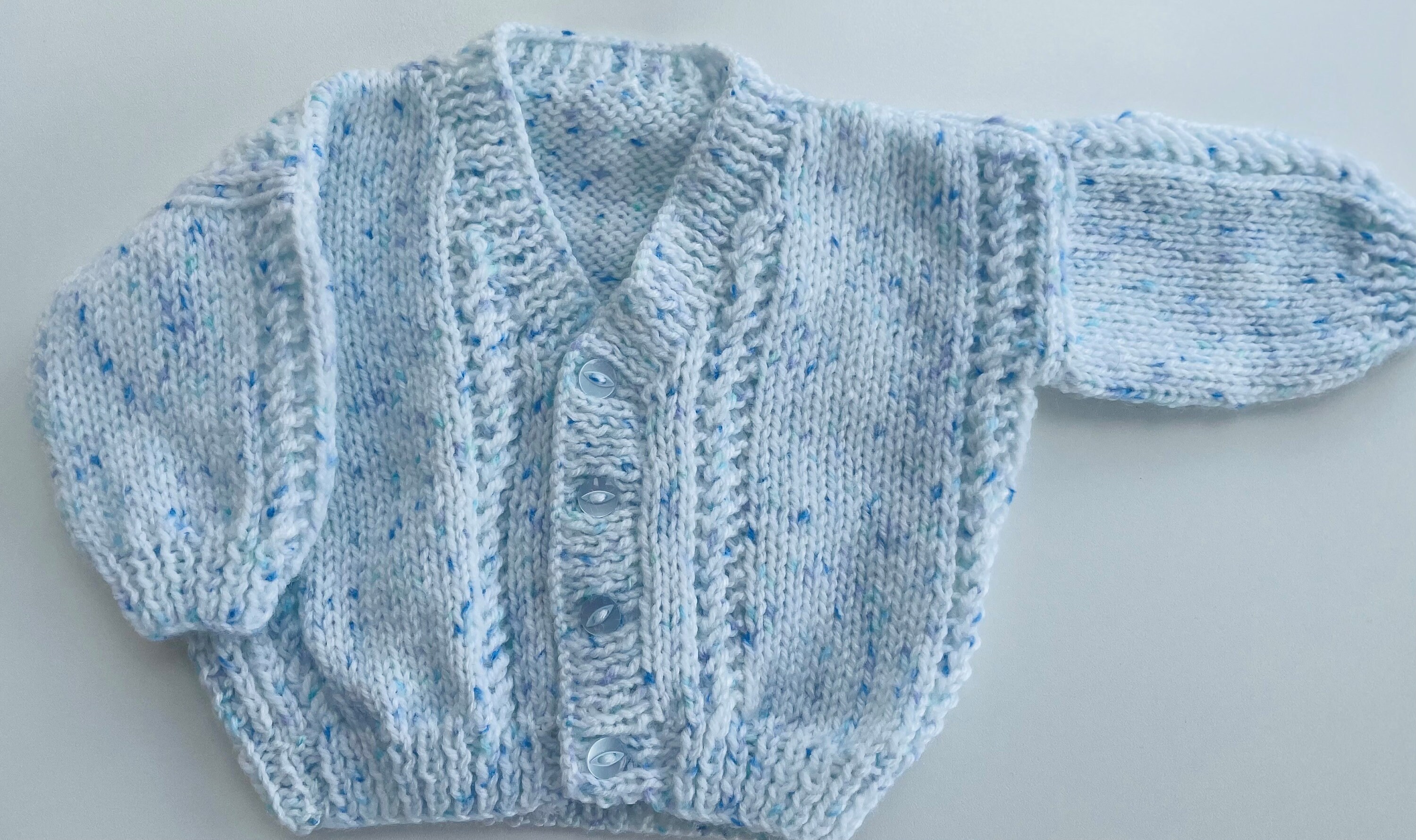 Personalised 0 3 Months Hand Knitted Cardigans. Baby Name | Etsy UK