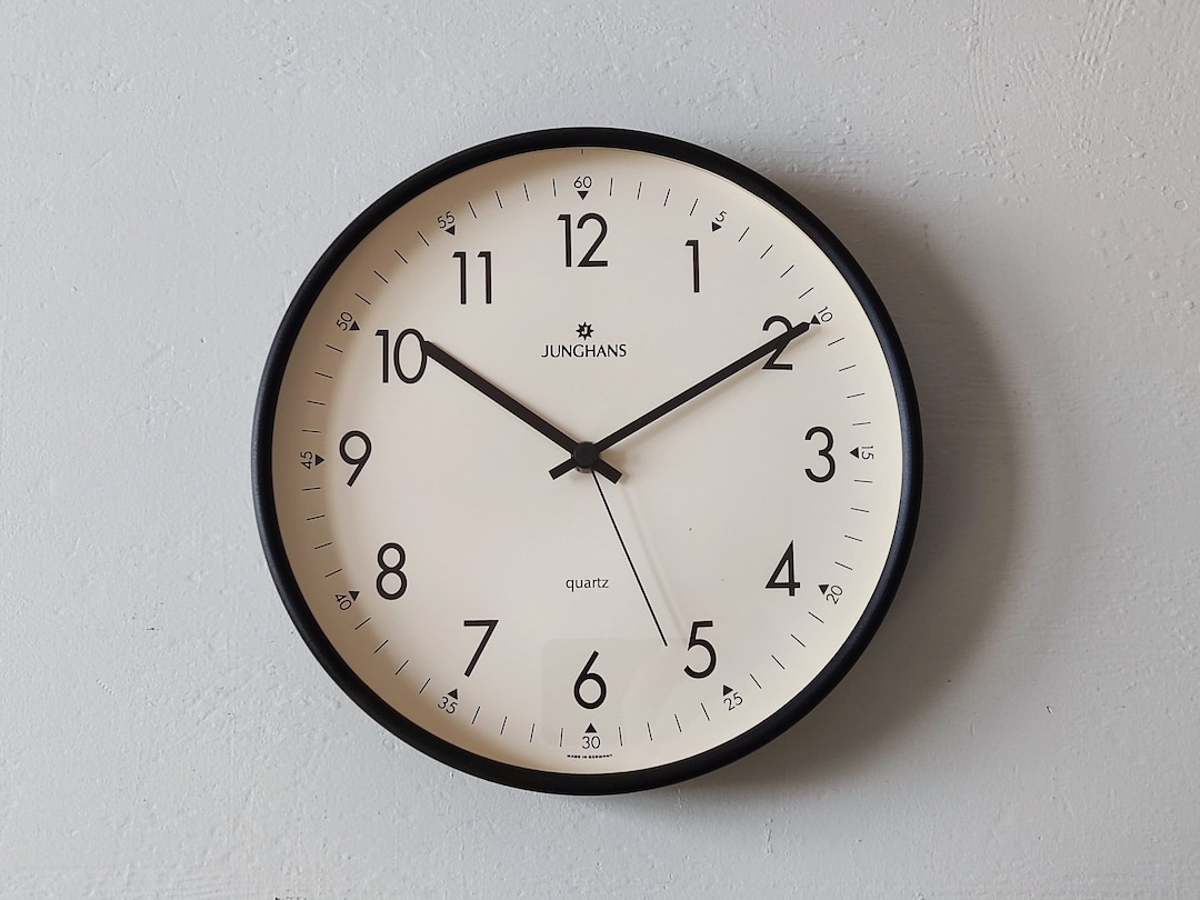 Very Nice 2000s Y2K JUNGHANS Quartz Office Wall Clock Made in - Etsy