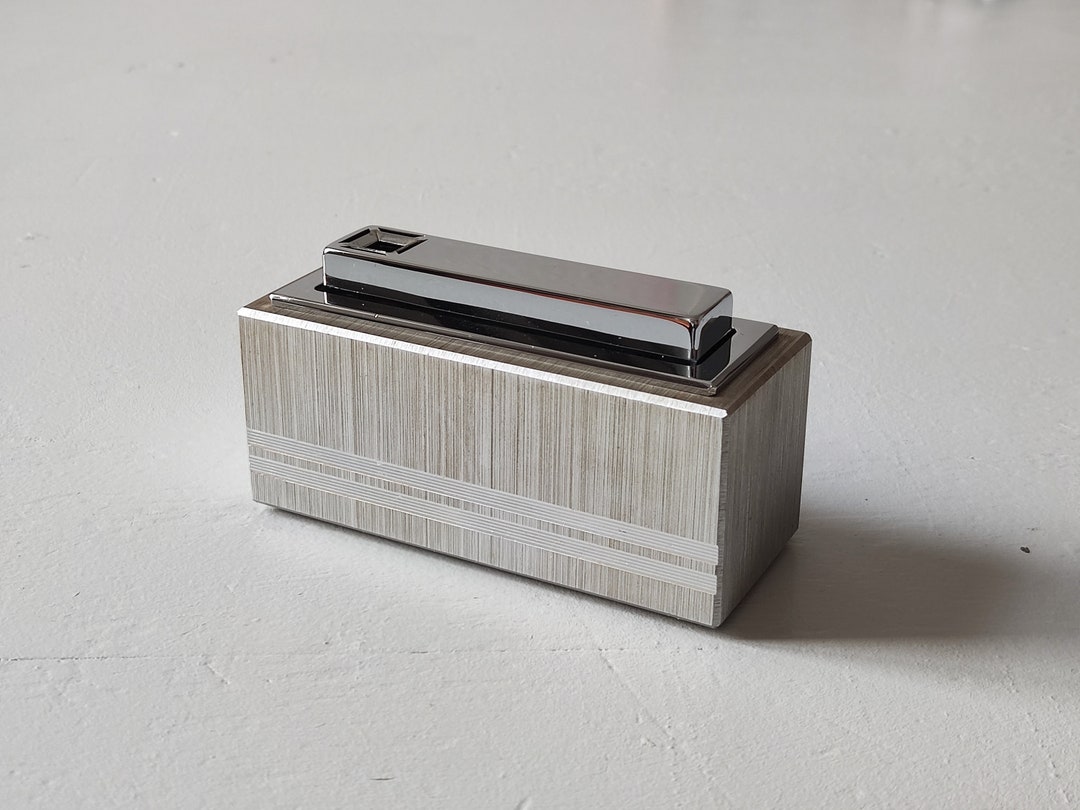 Vintage 1970s KW KAWEE Table Lighter: Aluminum Brutalist Design - Etsy
