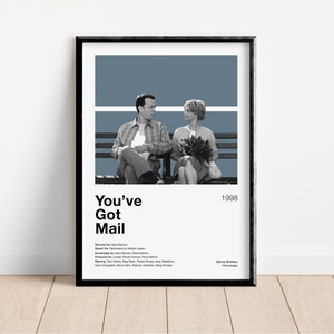 You've Got Mail Poster | Tom Hanks, Meg Ryan, Minimalist Movie Poster ...