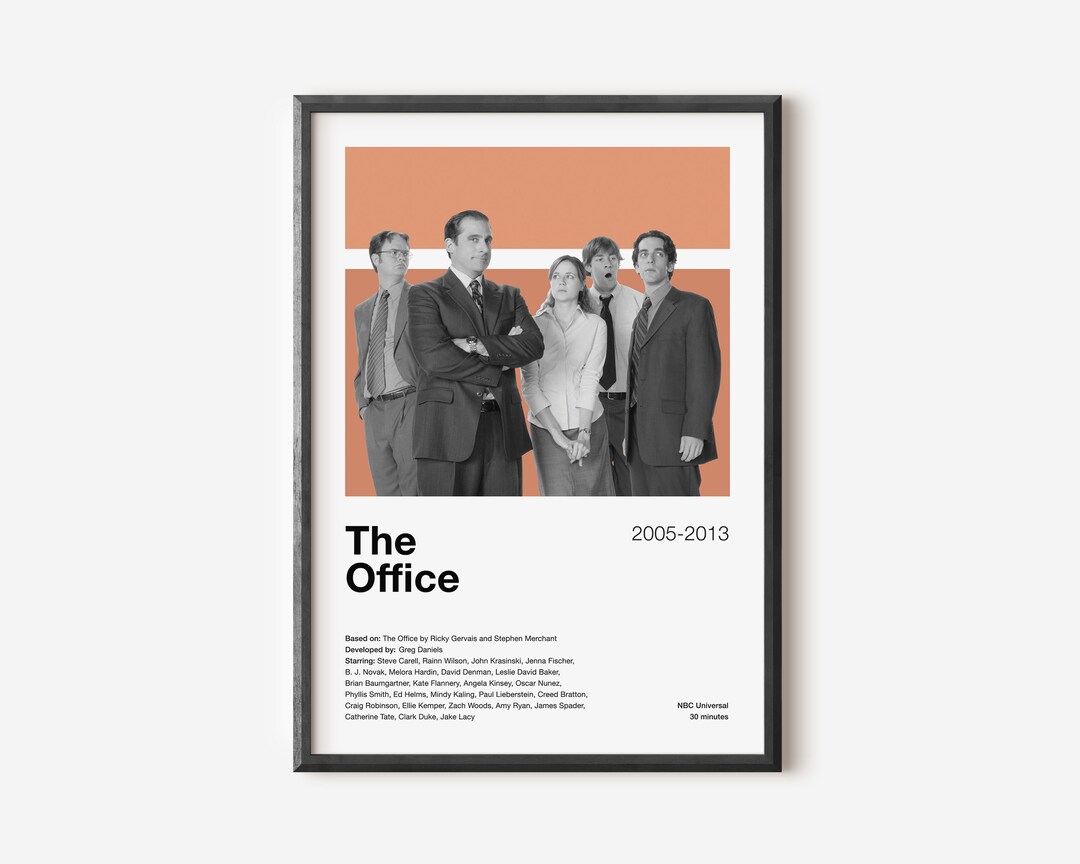 The Office TV Series Poster | Minimalist Movie Poster, Vintage Retro ...