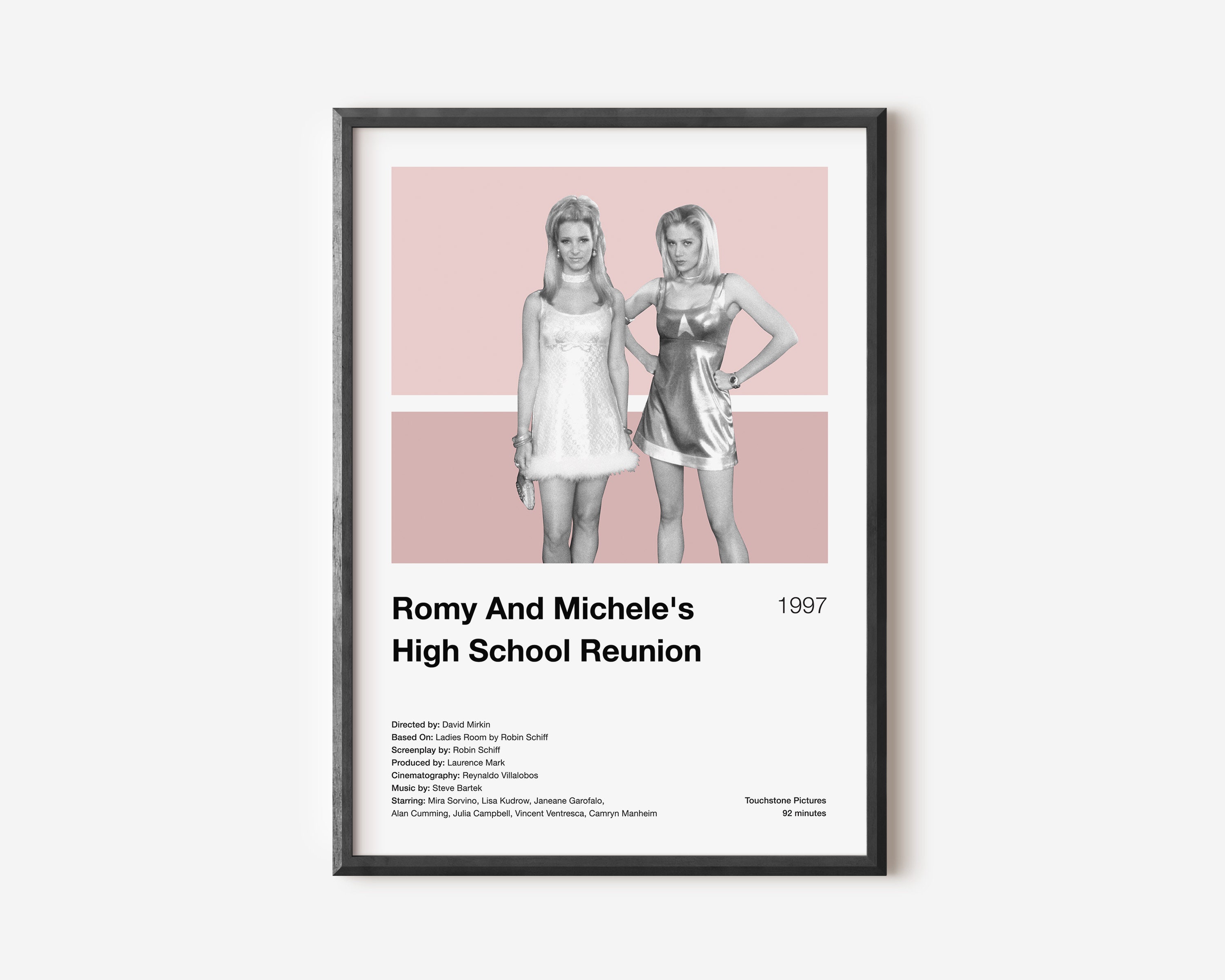 Romy and Michele's High School Reunion Movie Poster | Minimalist Movie ...