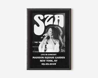 Sza Concert Poster - Etsy