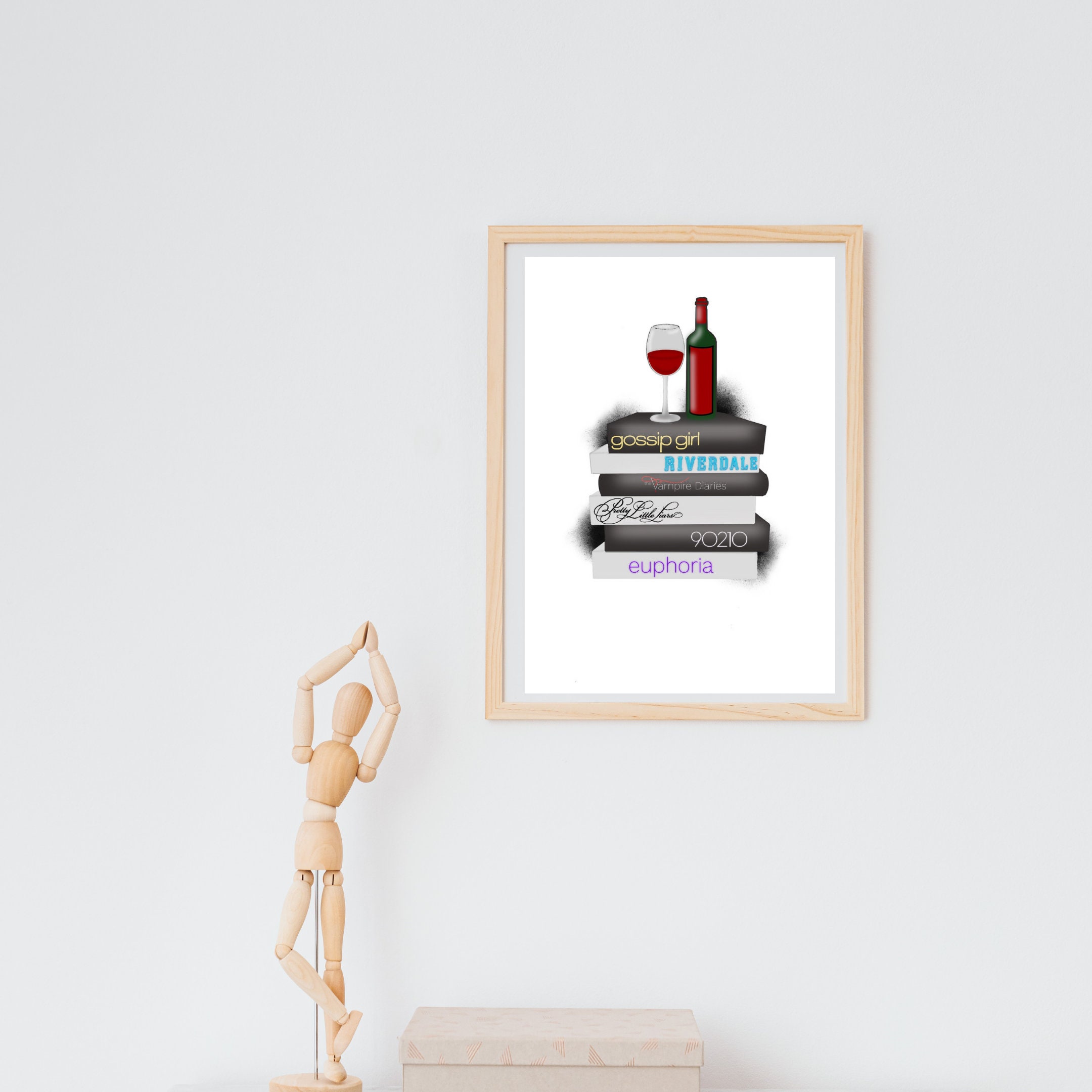 Television Print Tv Show Poster Chic Home Decor Wall Art Trending Art ...