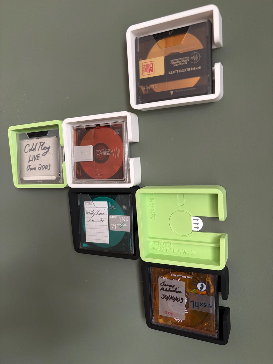 Minidisc Display/storage Push System. - Etsy