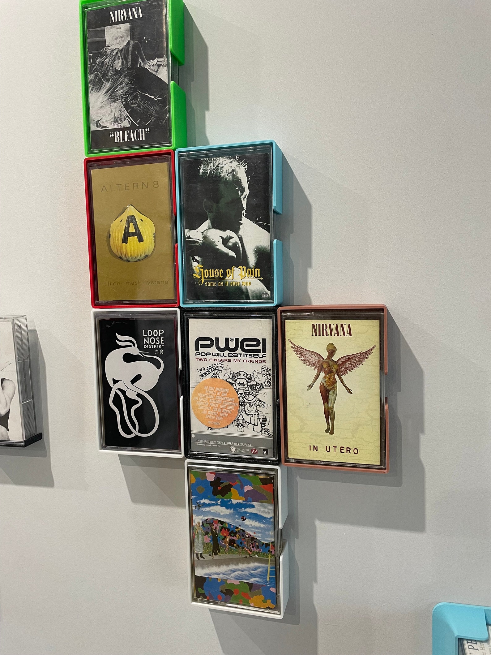 Cassette Wall Display. PUSH RELEASE SYSTEM - Etsy