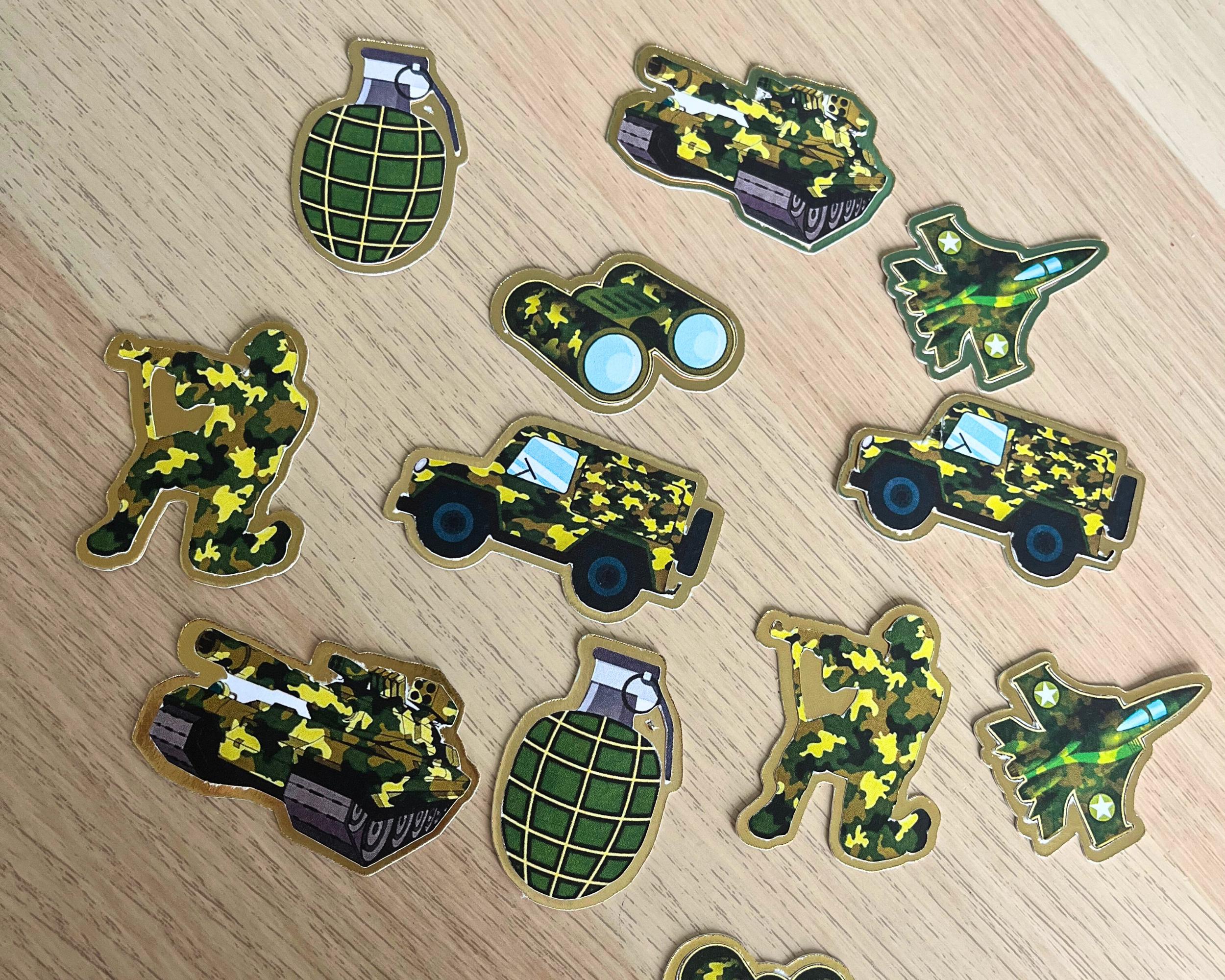 Camo Cupcake Toppers: Military Army Party Decorations - Etsy
