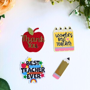Teacher Cupcake Toppers, Worlds Best Teacher, Thank You Teacher, End of ...
