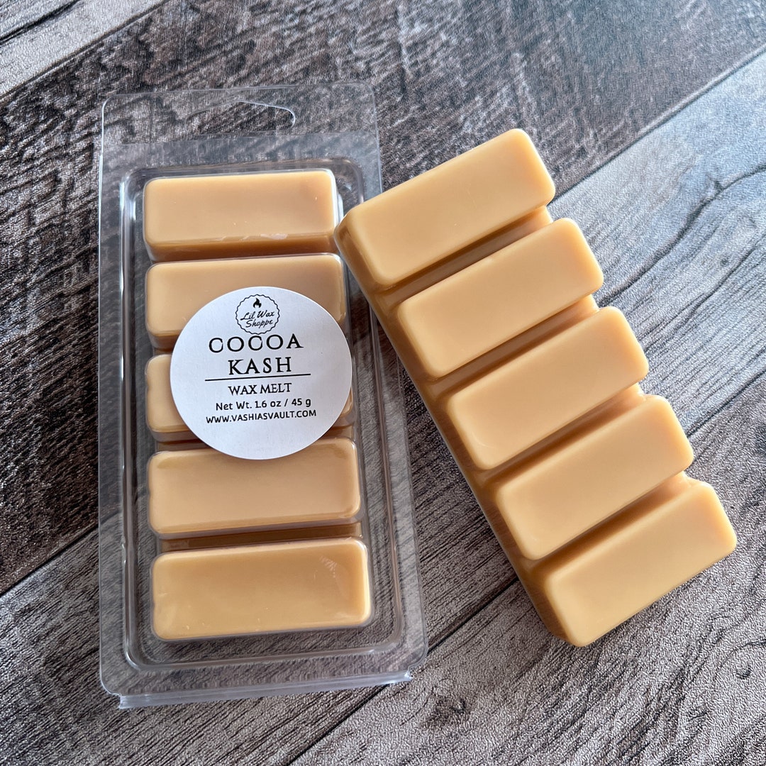Cocoa Kash Wax Melt Snap Bar Highly Scented Candle Melts - Etsy