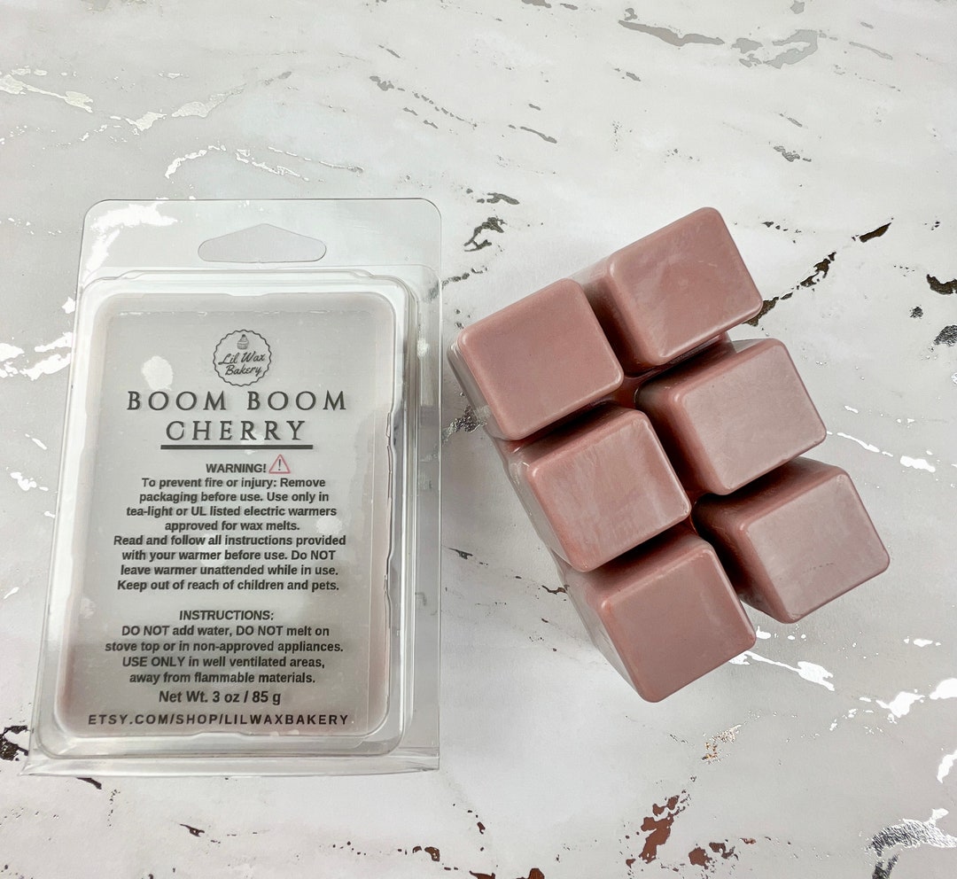 Boom Boom Cherry Clamshell Wax Melt Highly Scented Candle Melts Gift ...