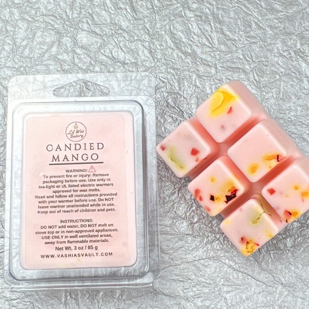 Candied Mango Clamshell Wax Melt Highly Scented Candle Melts Gift Ideas ...