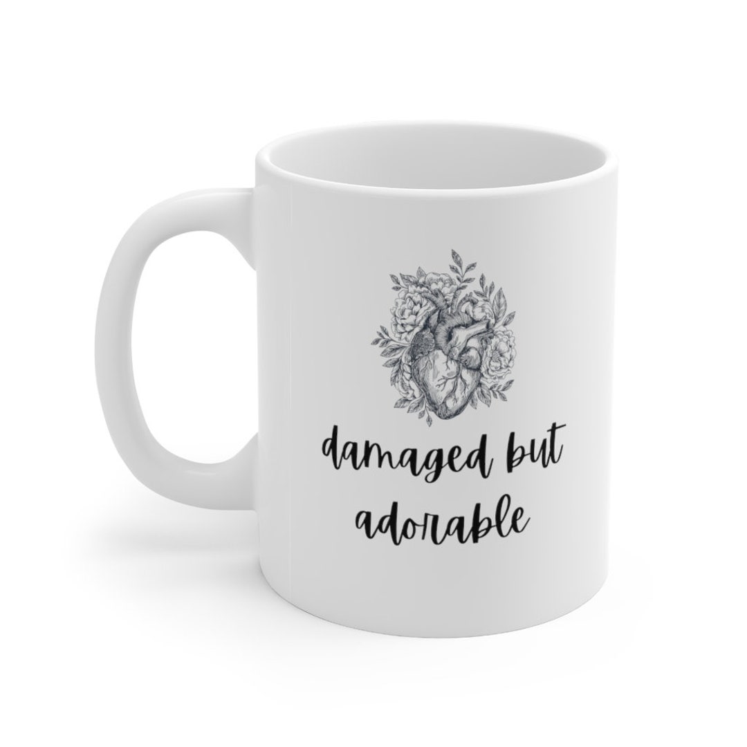 Damaged but Adorable | Anatomical Heart | Relatable Sentiment | Trendy ...