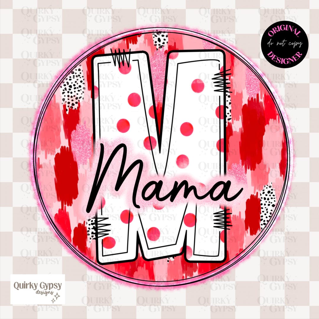 Valentine Mama Monogram PNG Digital Download - Etsy