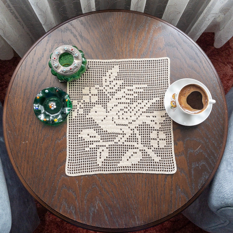 Crochet Table Topper - Etsy