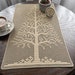 PDF Crochet Lace Table Runner Tree Pattern, Handmade Tablecloth, Home ...
