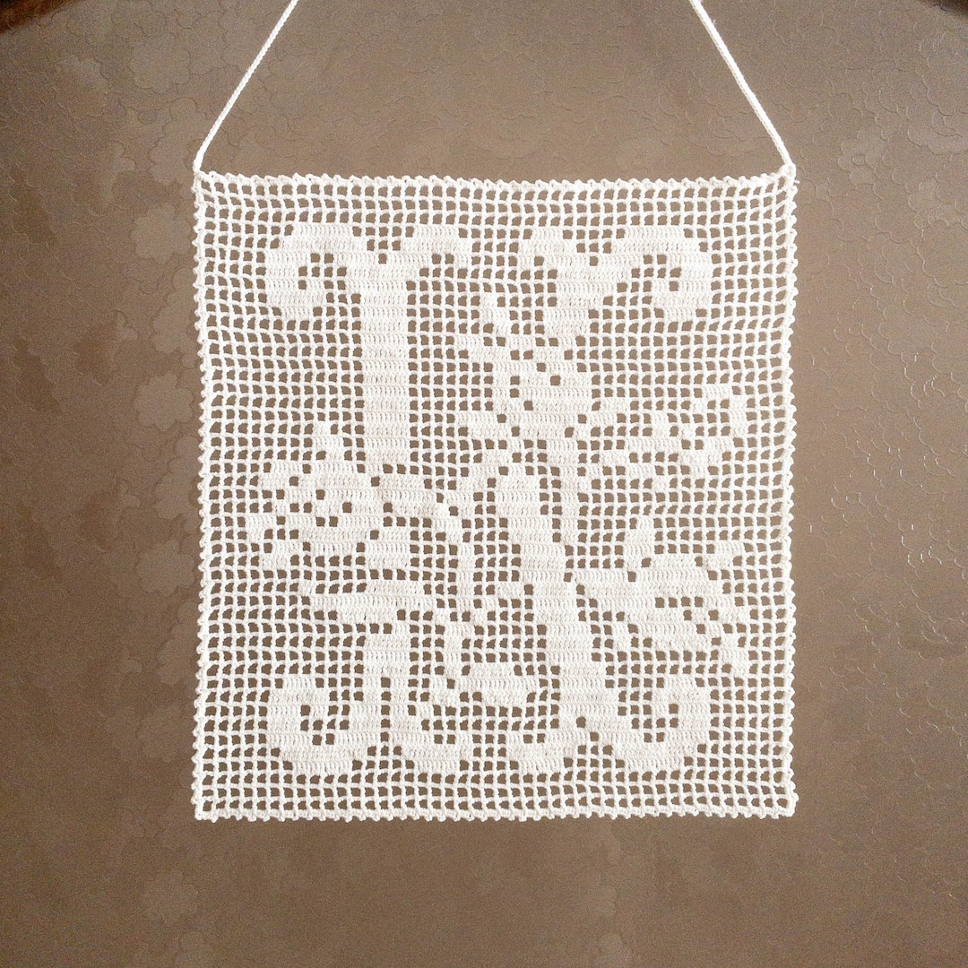 PDF Crochet Personalized Letter, Handmade Lace Customized Special Do It ...