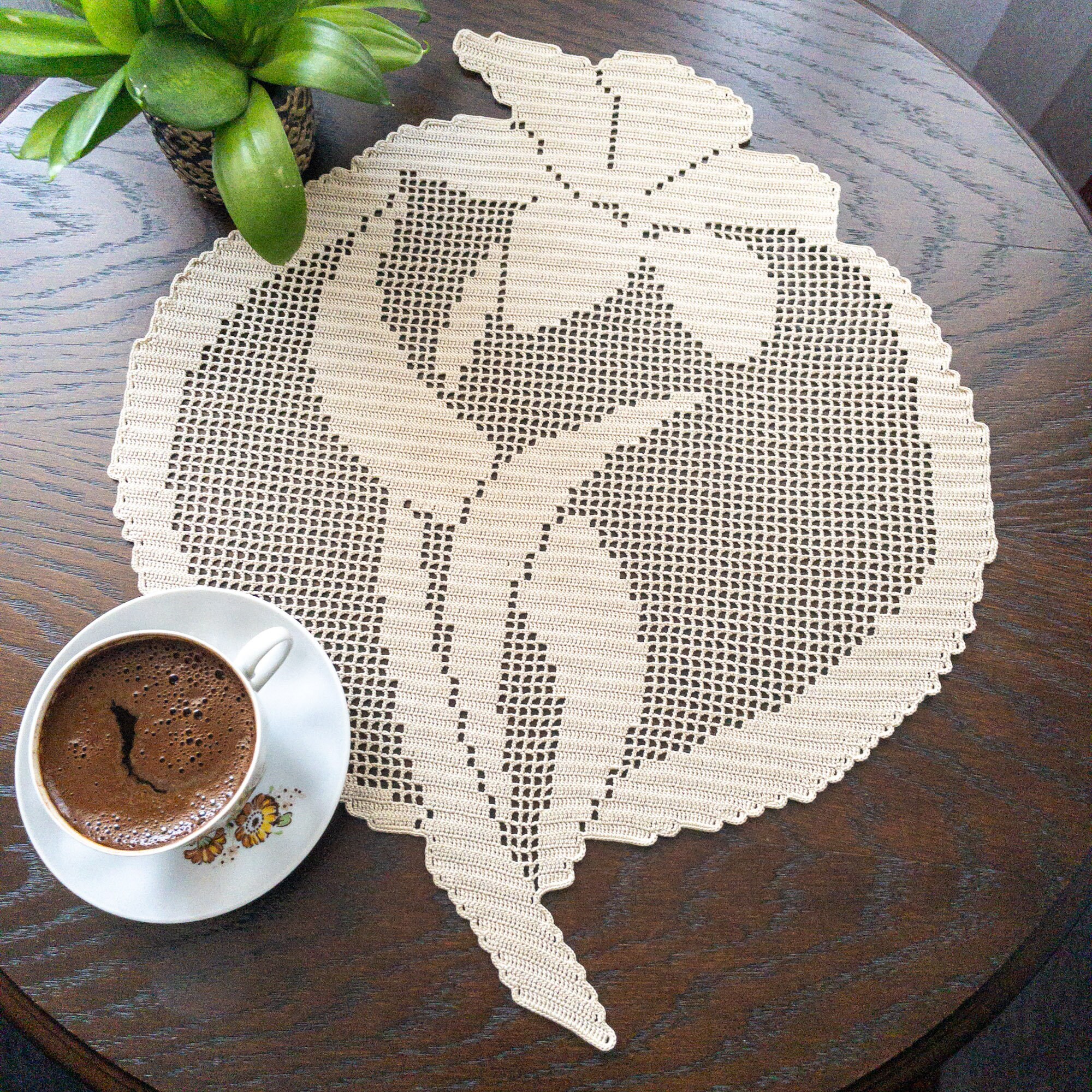 PDF Orchid Flower Filet Crochet for Christmas Thanksgiving - Etsy
