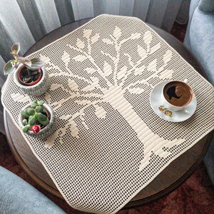 PDF Filet Crochet Tree of Life for Christmas, Holiday Time Gift Idea ...
