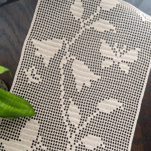 PDF Butterfly and Carnation Filet Crochet for Christmas and Home Decor ...