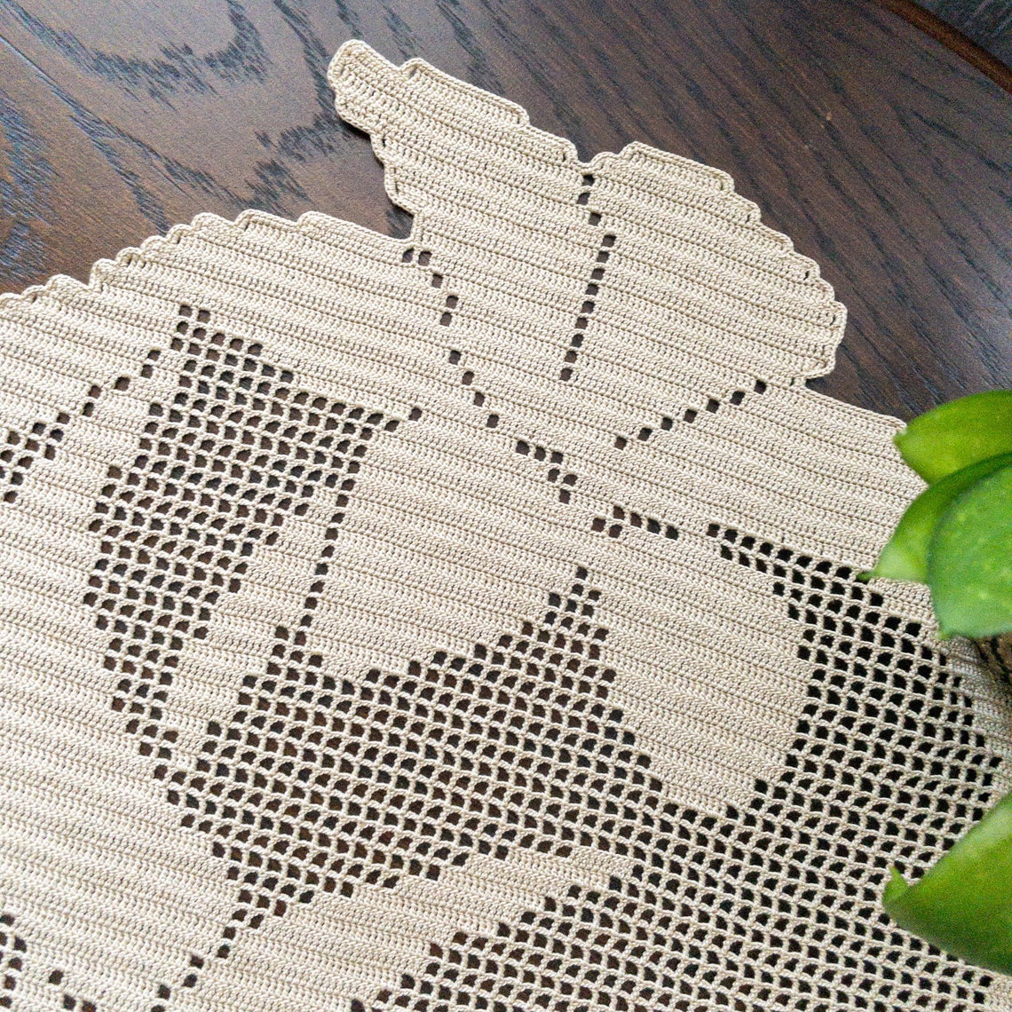 PDF Orchid Flower Filet Crochet for Christmas Thanksgiving - Etsy