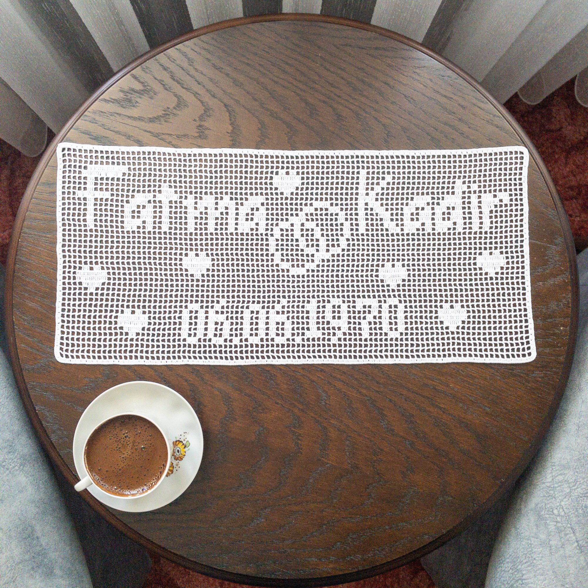 PDF Personalized Filet Crochet Name/date of Marriage for - Etsy