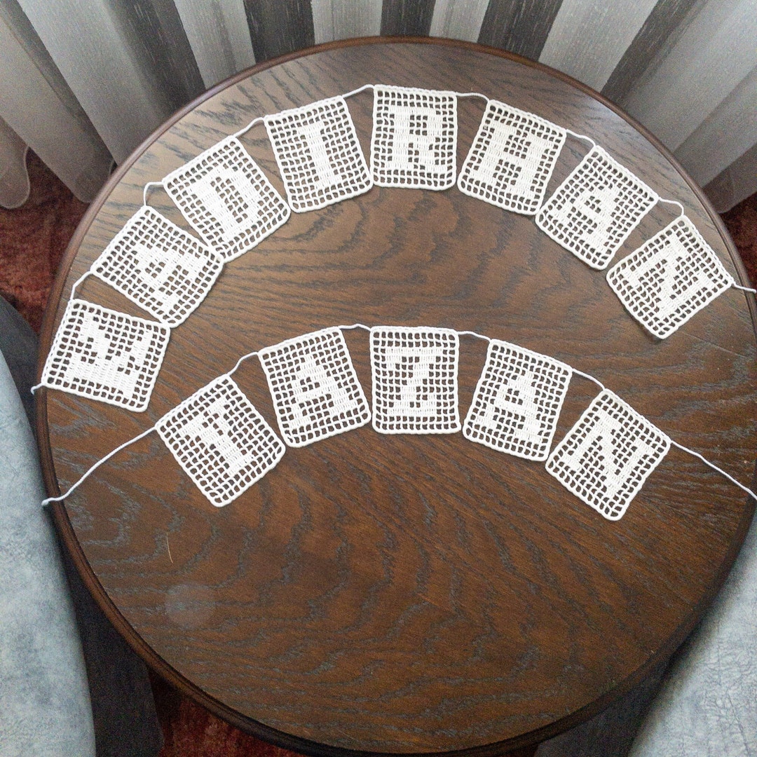 PDF Personalized Filet Crochet Names for Christmas and Home Decor ...