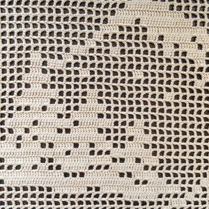 PDF Filet Crochet Runner Mountain Landscape Pattern, Home Decor for ...