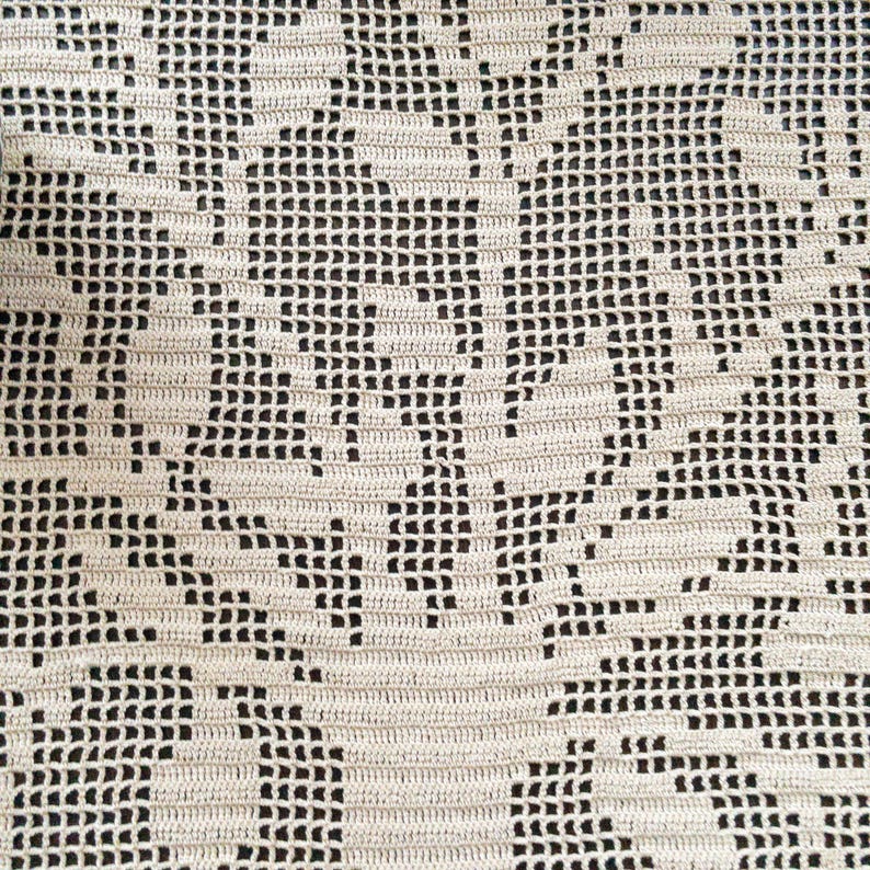 PDF Filet Crochet Tree of Life for Christmas, Holiday Time Gift Idea ...