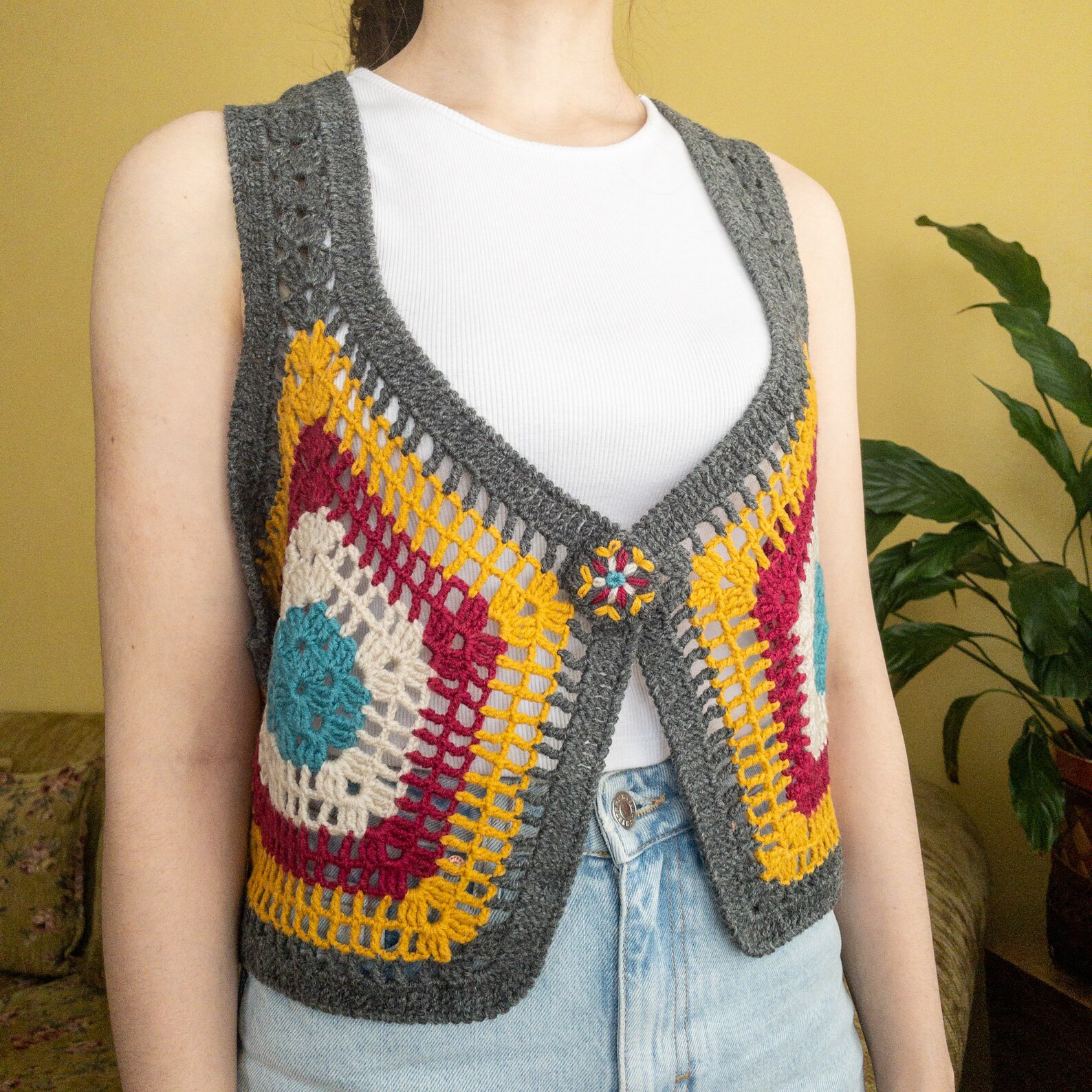 READY to SHIP Shabby Vest Within 3 Days for Mothers Day, Handmade ...