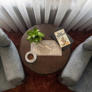 PDF Filet Crochet Runner Mountain Landscape Pattern, Home Decor for ...