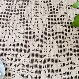 PDF Filet Crochet Runner Autumn Leaves Pattern, Home Decor for ...