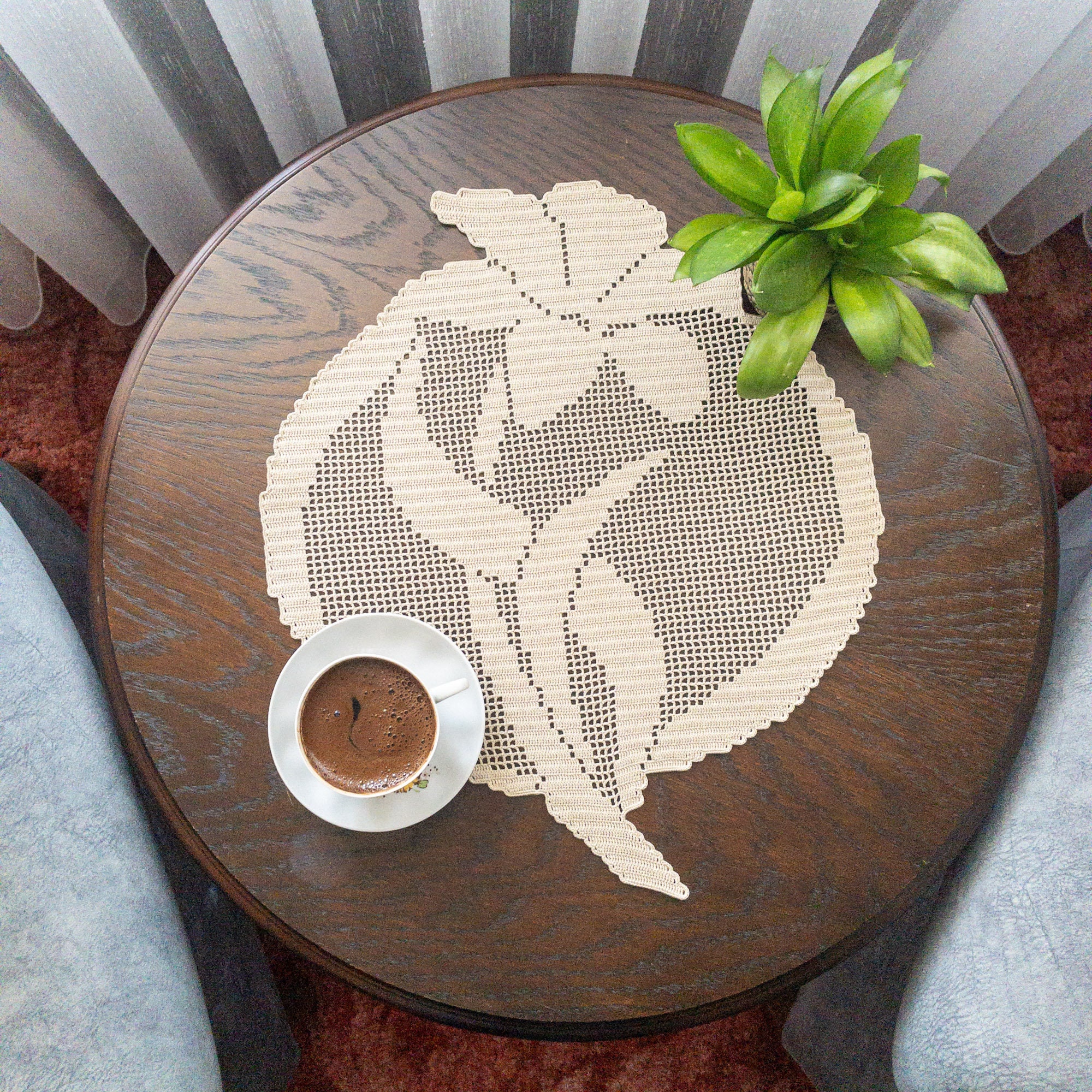 PDF Orchid Flower Filet Crochet for Christmas Thanksgiving - Etsy