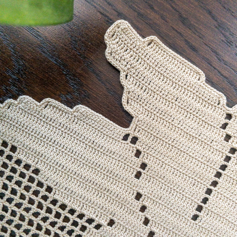 PDF Orchid Flower Filet Crochet for Christmas Thanksgiving - Etsy