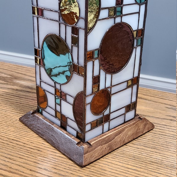 Stained Glass Lamp Stand - Etsy