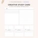 24 Pdfs A4 Printable Grid Notecards for Studying | Colour Index Cards ...