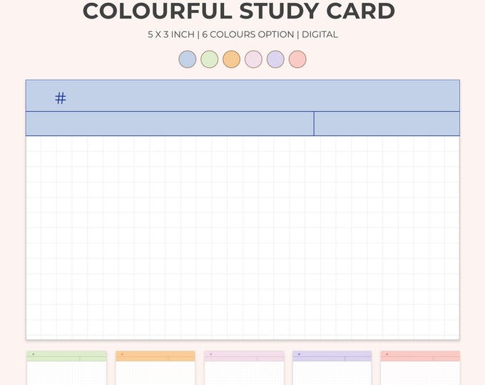 Digital Notecards for Studying | Index Cards | Study Cards | Goodnotes ...