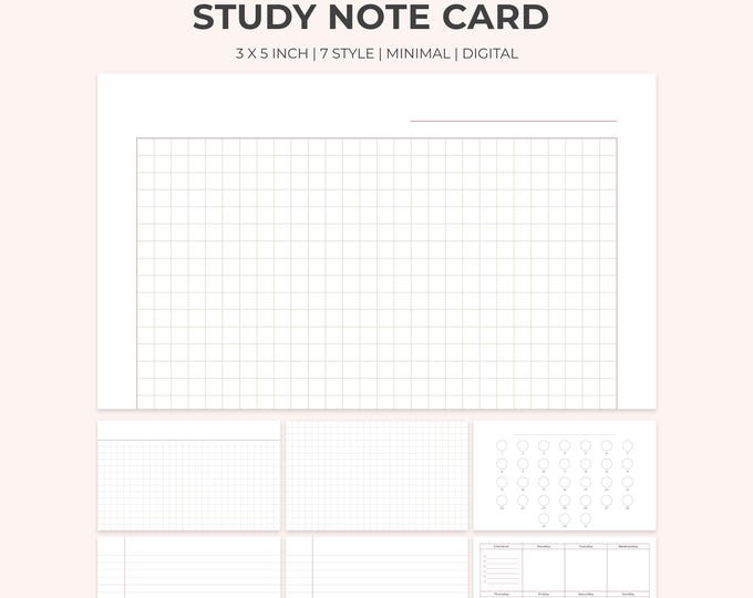Digital Notecards for Studying | Index Cards | Study Cards | Goodnotes ...